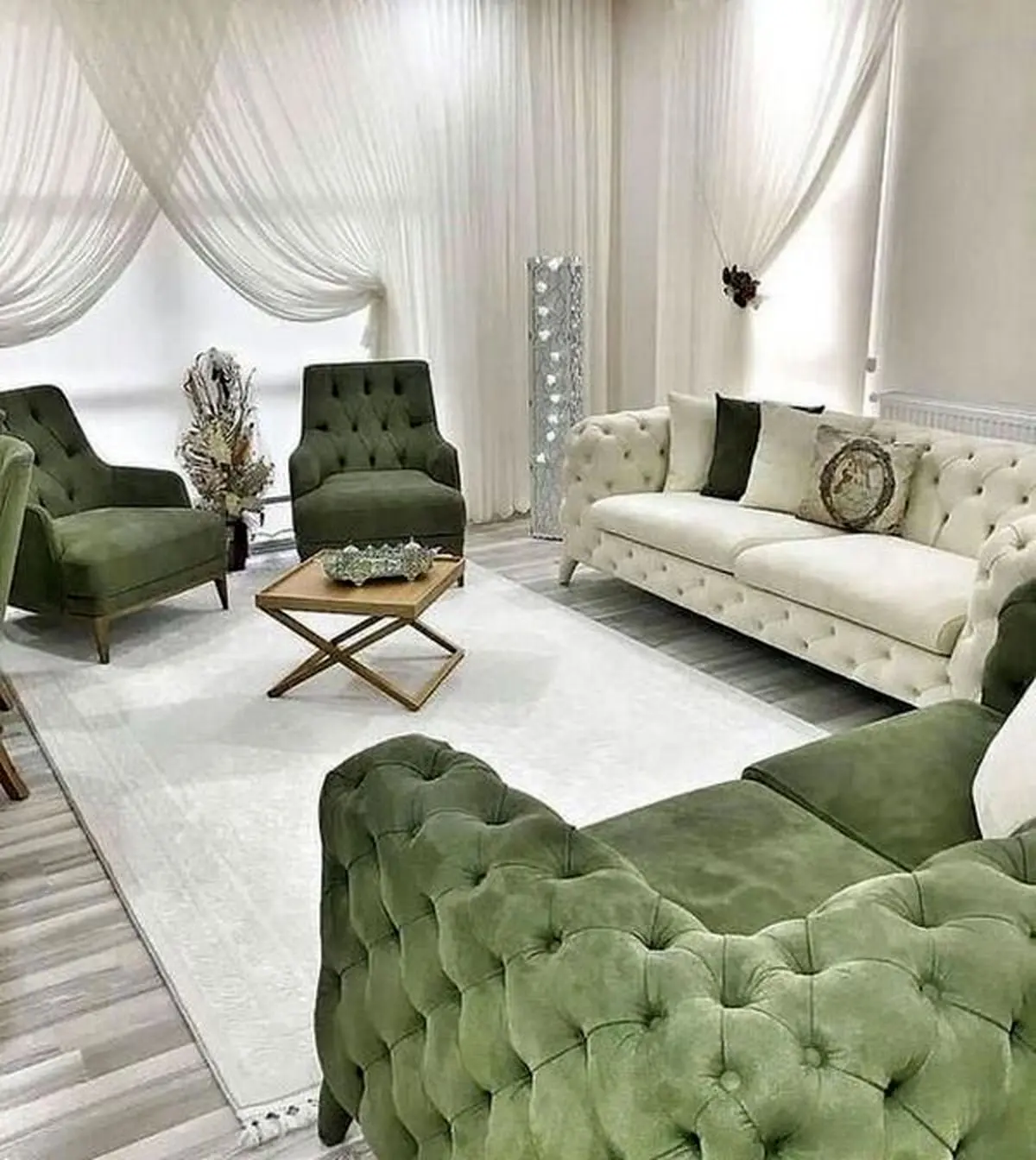 ایده های خلاقانه چیدمان مبل هفت نفره نئوکلاسیک یا چستر فرقی نداره مهم