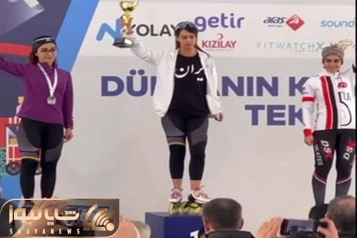 نیلوفر مردانی دختر اسکیت باز و کشف حجاب با لباسی به نام ایران