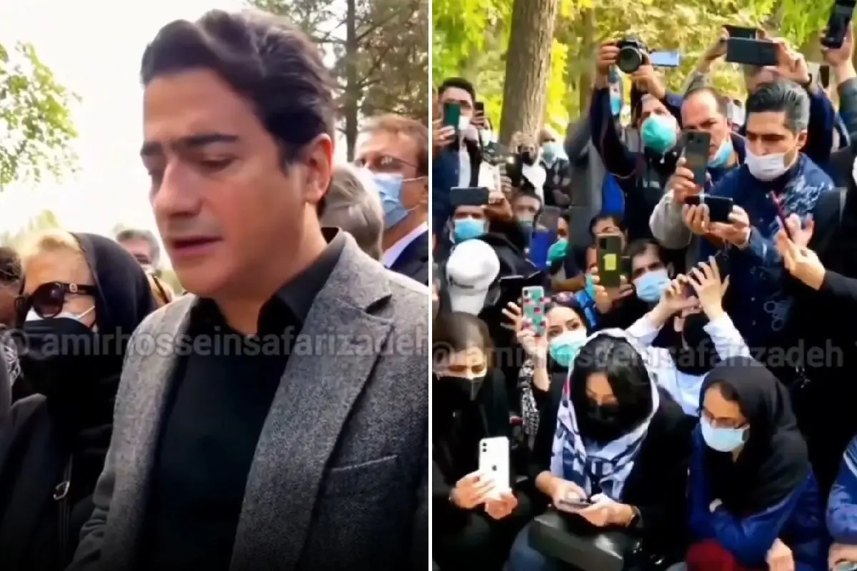 آواز ماندگار؛ همایون شجریان سرمزار پدرش چه جیگر سوز بین این همه ملت