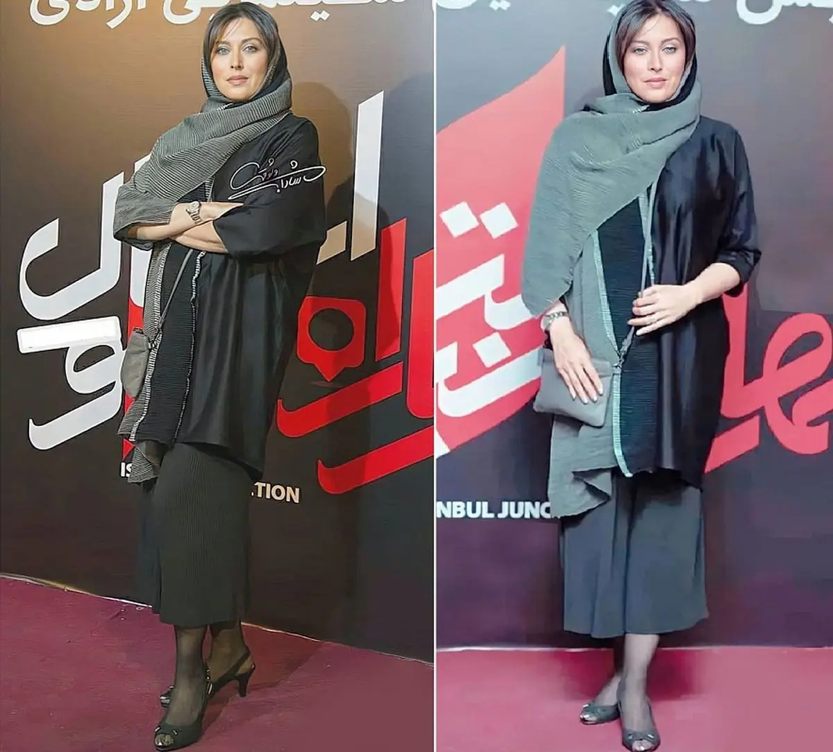استایل زیبا و جنجالی مهتاب کرامتی در شوی جورجیو آرمانی؛ لیلای صحنه زنی