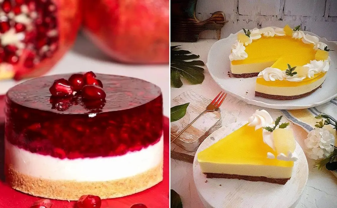 چیز کیک یخچالی یه دسر ساده و خوشمزه خیلی سریع درستش کن تا یه جون بهت