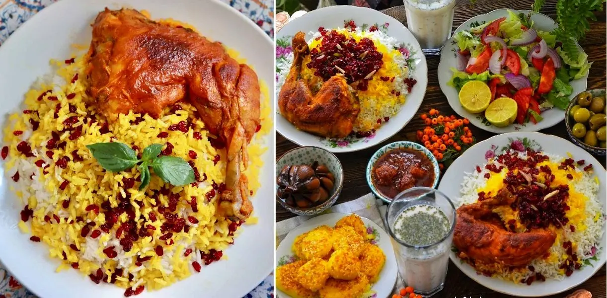 بهترین روش پخت زرشک پلو با مرغ برای مهمونی طعم اصیل یه غذای مجلسی فوق