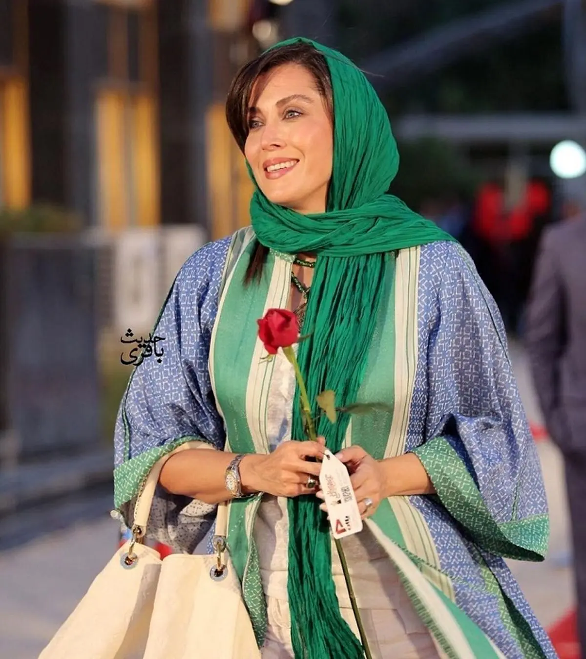 استایل زیبا و جنجالی مهتاب کرامتی در شوی جورجیو آرمانی؛ لیلای صحنه زنی